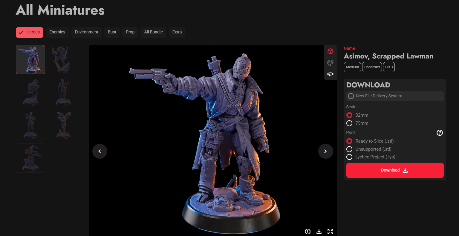 Como faço para baixar os arquivos STL? – Loot Studios - PT/BR